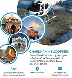 Chardham Yatra by Helicopter 2024 - Char Dham Luxury Helicopter Tour ...